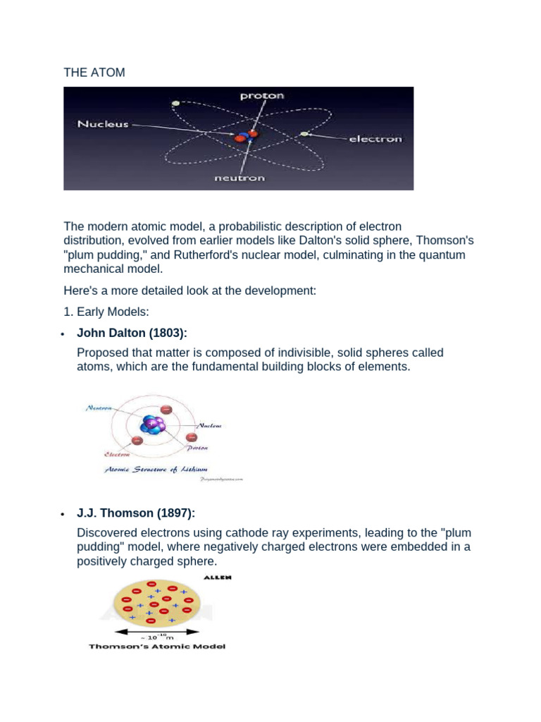 The Atom | PDF
