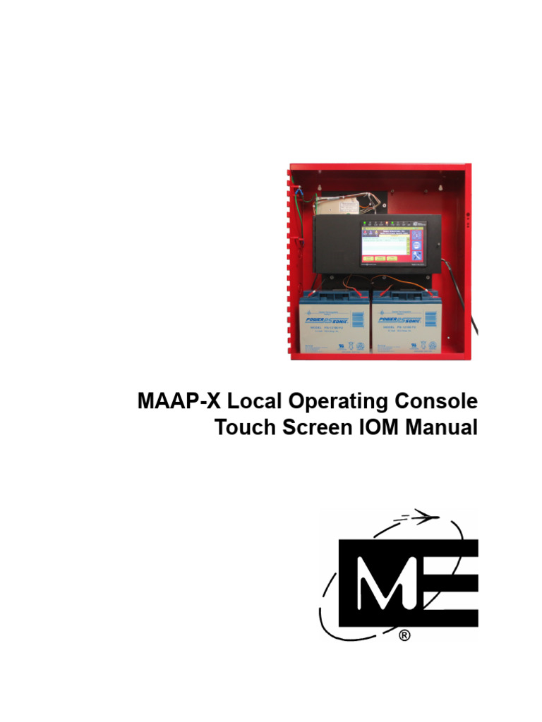 B MAAP-X LOC Touch Screen IOM Manual | PDF | License | Relay