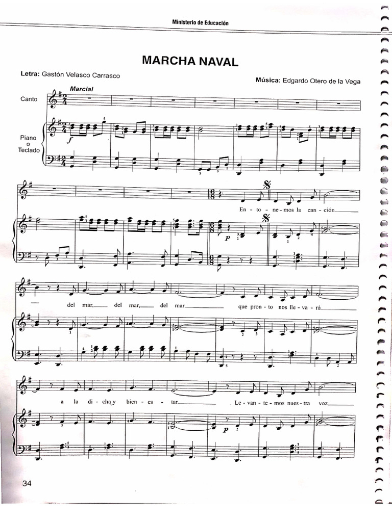 Marcha Naval Piano | PDF