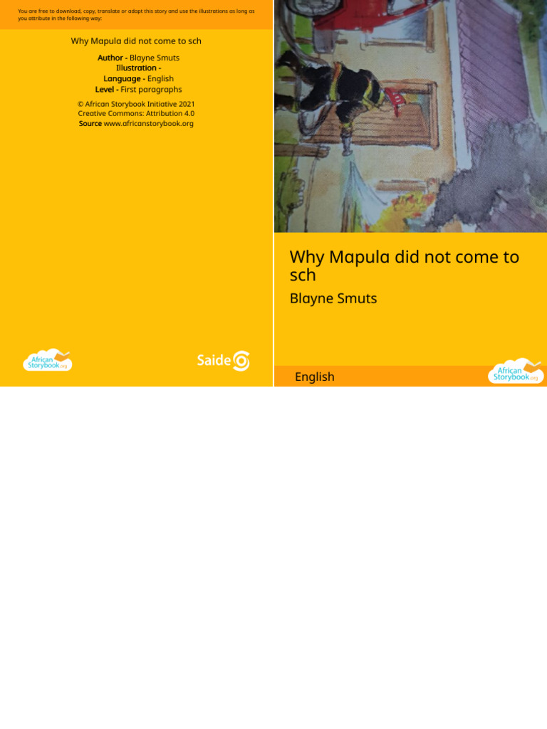 Why Mapula Missed School Today | PDF