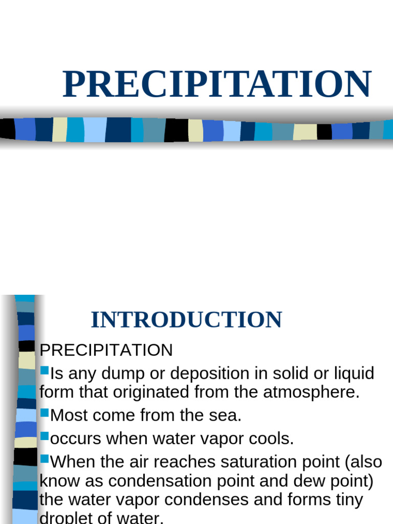 Understanding Precipitation Types and Measurement | PDF | Precipitation ...