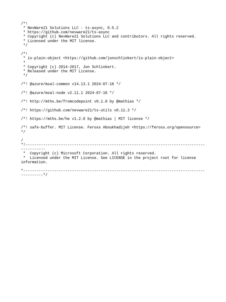Extension Bundle Js LICENSE | PDF