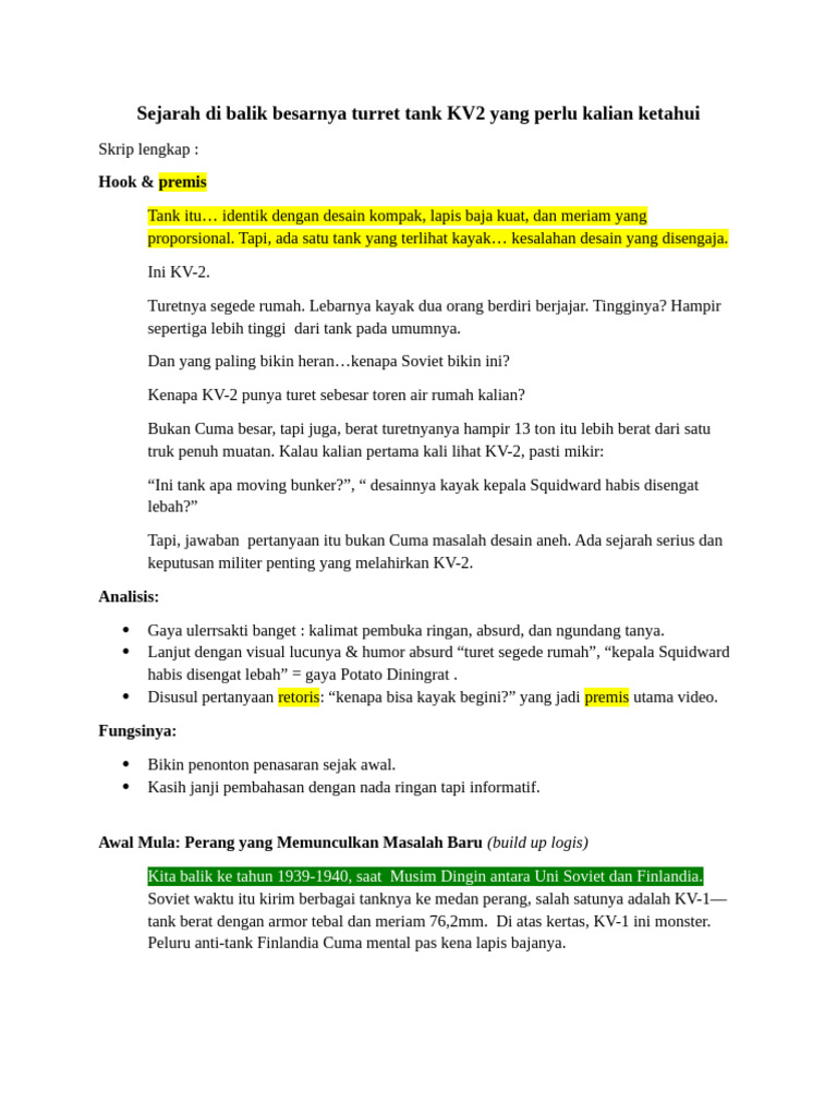 Format Script Youtube 80% Retensi | PDF