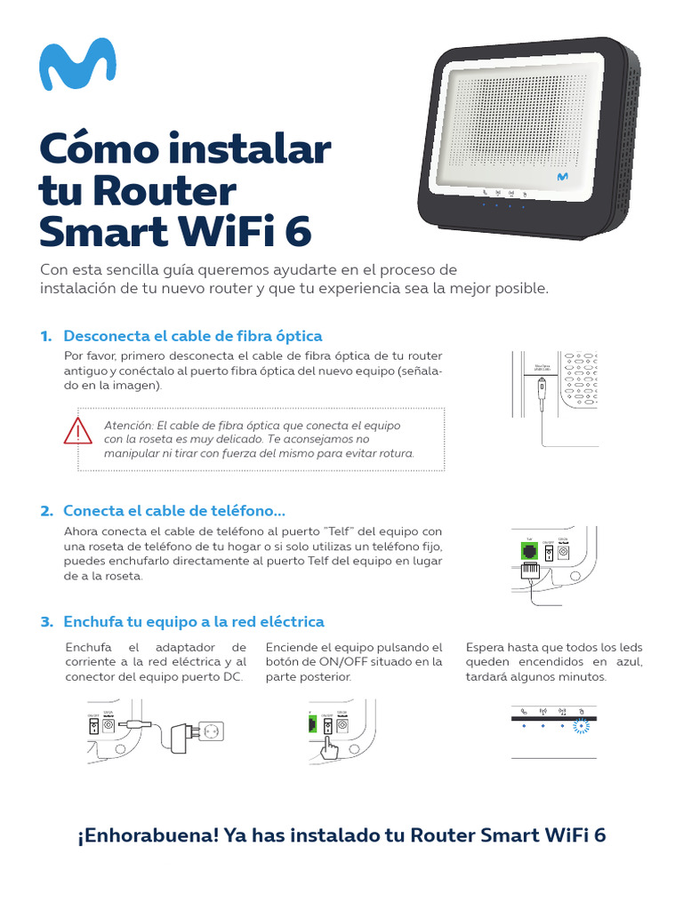 Manual Rapido Hgu Wifi6 | PDF | Enrutador (Computación) | Wifi