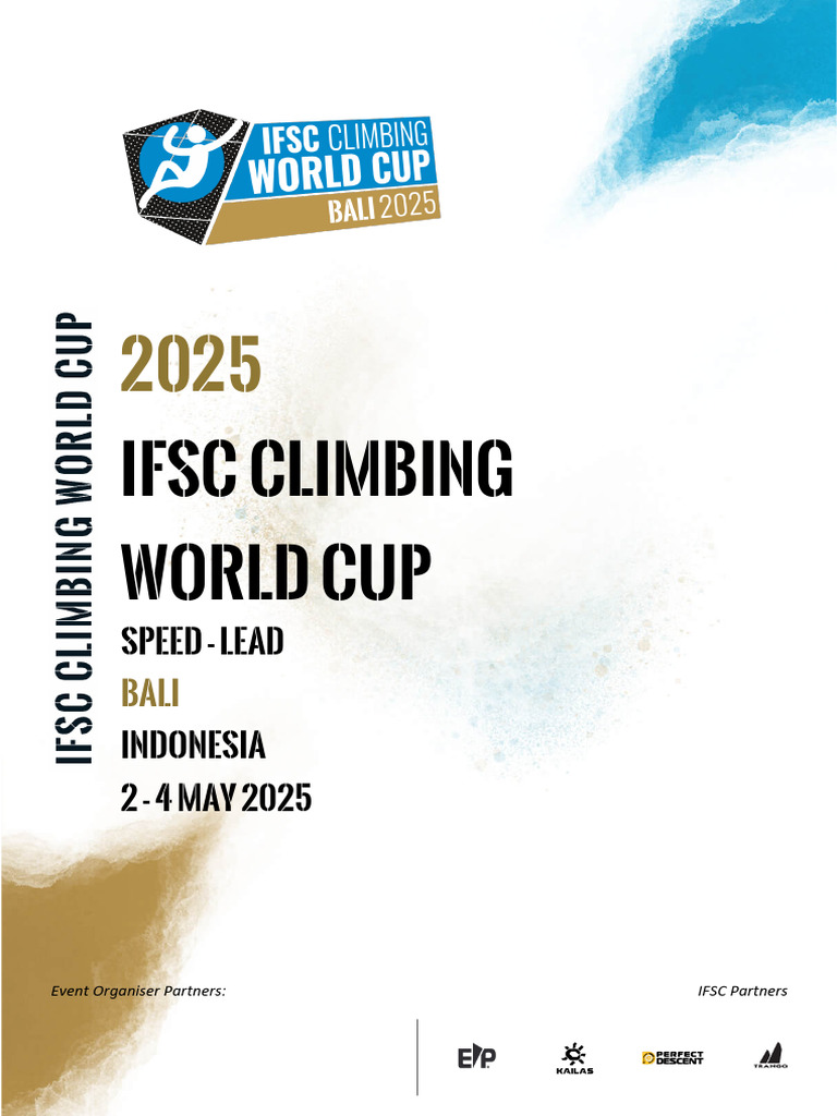 Infosheet IFSC CLIMBING WC Bali 2025 | PDF