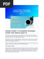 Effective Swing Trading Strategies | PDF | Stock Market | Day Trading