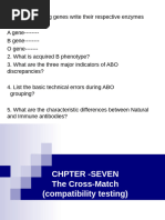 Blood Crossmatch Form | PDF