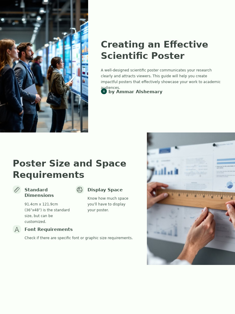Creating An Effective Scientific Poster | PDF | Typefaces | Page Layout