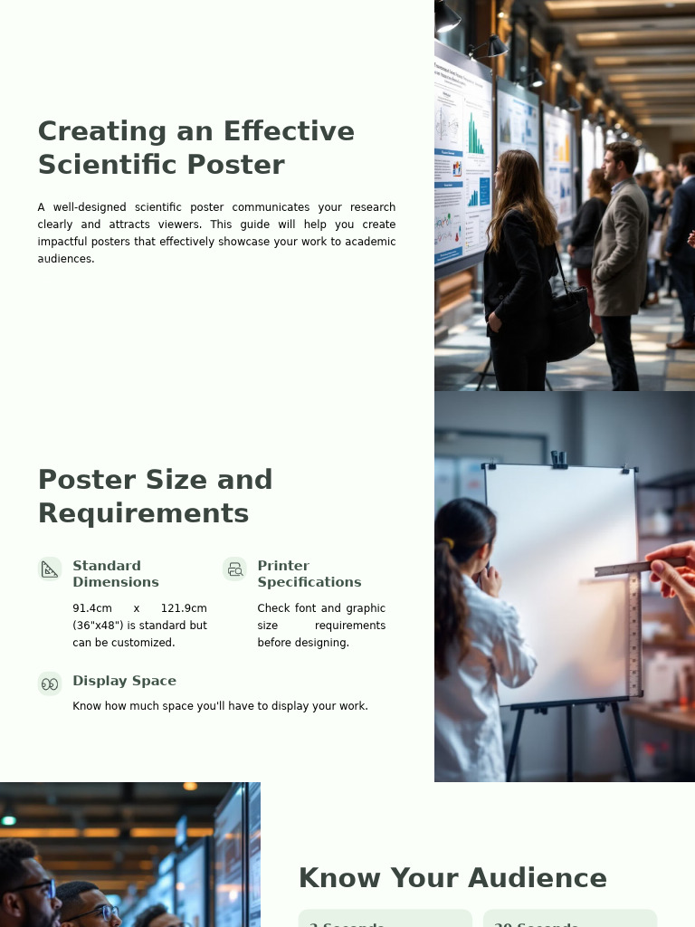 Creating an Effective Scientific Poster Week 10 | PDF | Graphics | Communication Design