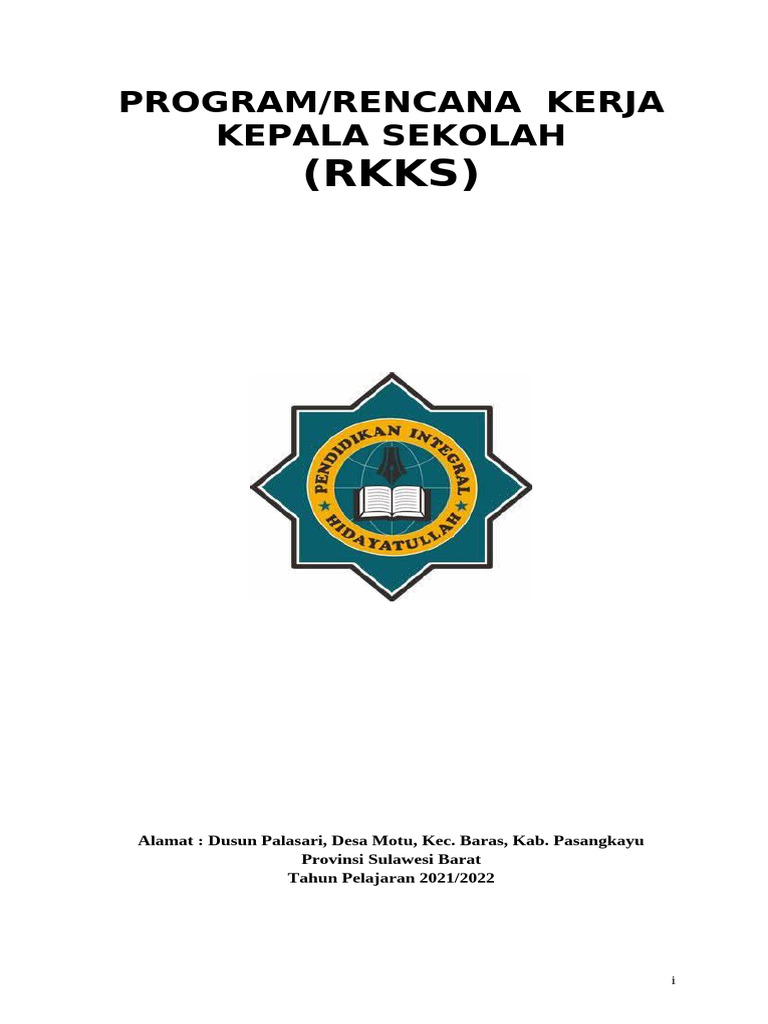 Program Kerja Kepala Sekolah 2021 | PDF