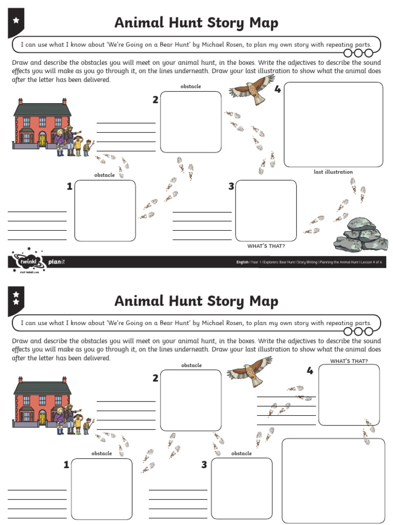 Activity Sheet - Animal Hunt Story Map | PDF