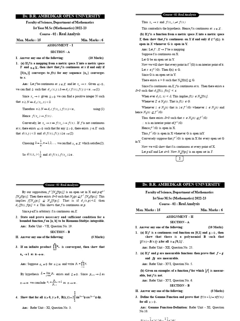 Real Analysis | PDF | Real Analysis | General Topology