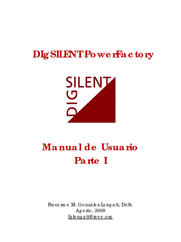 Manual Digsilent | PDF | Archivo de computadora | Bases de datos