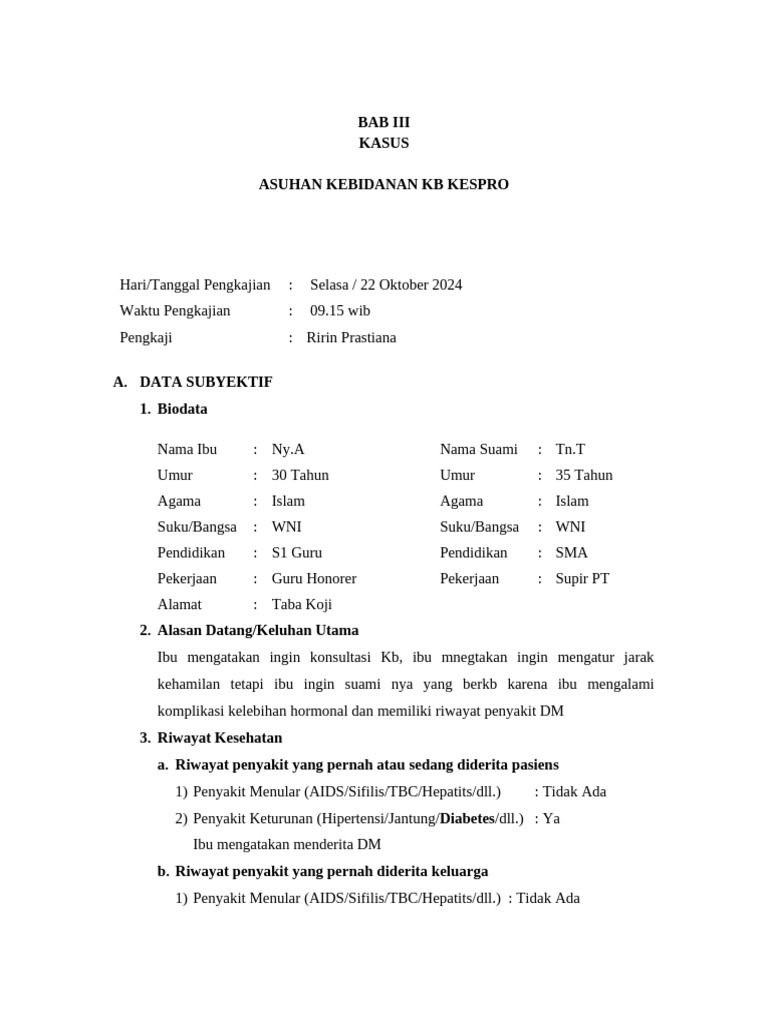 Askeb KB Kespro | PDF