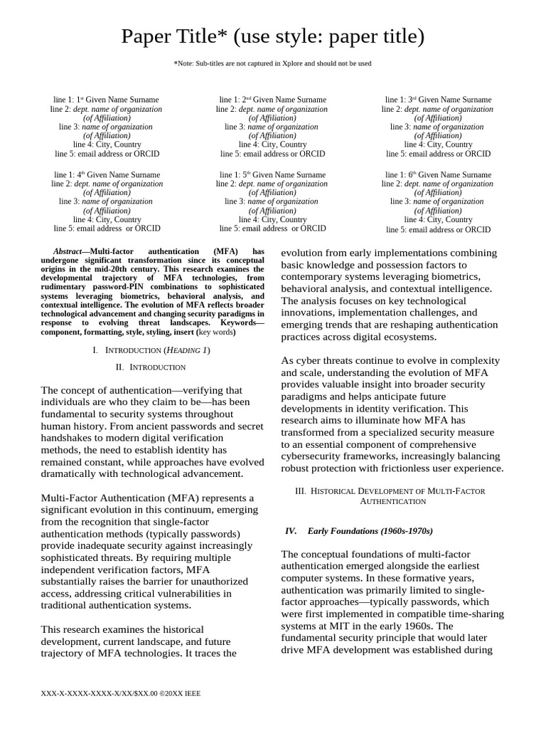 Conference Template A4 | PDF | Security | Computer Security