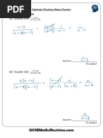Algebraic Fractions Revision Practice Grid Answers - DR Austin Maths ...