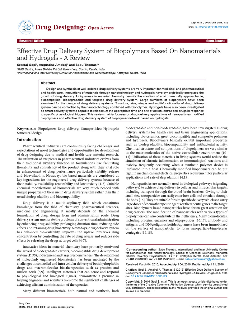 Effective-Drug-Delivery-System-Of-Biopolymers-Based-On-Nanomaterialsand-Hydrogels - A-Review ...