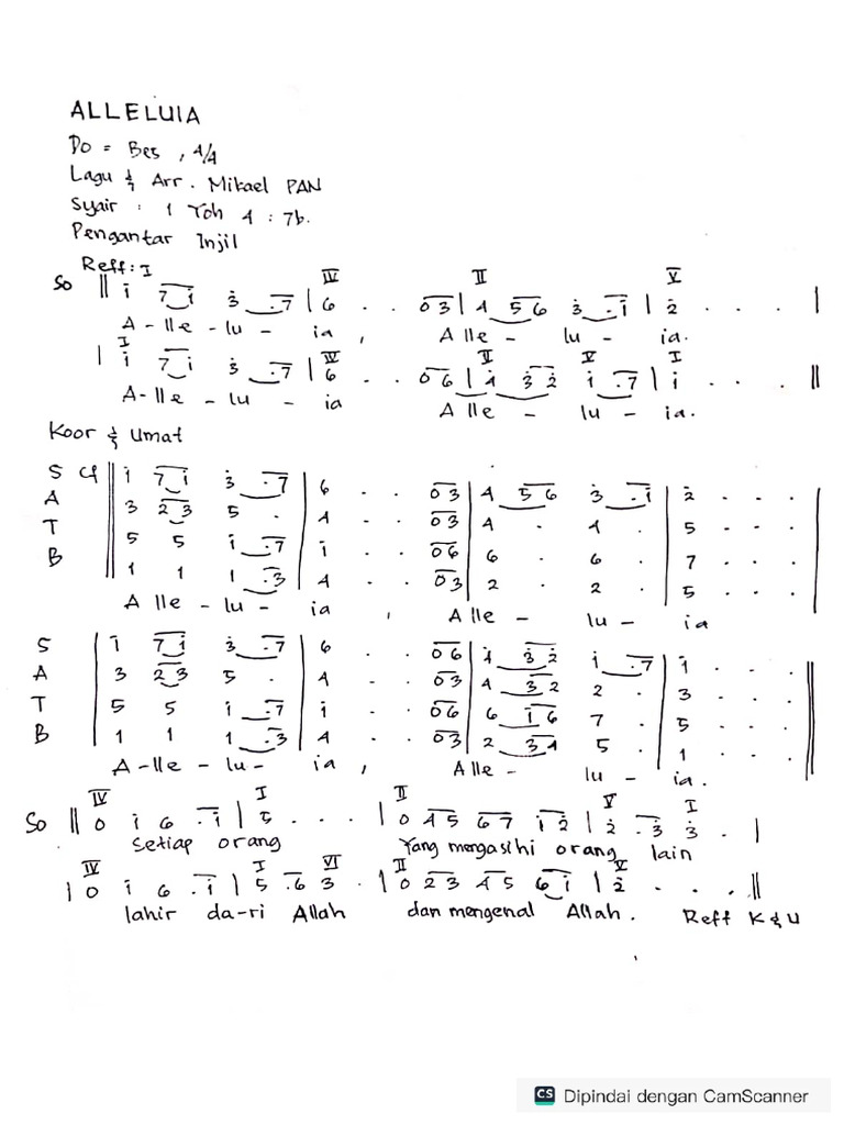 Alleluia (Mikael PAN) | PDF