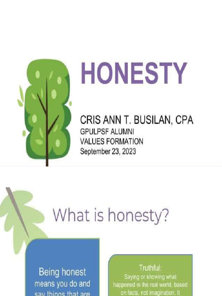 Honesty | PDF