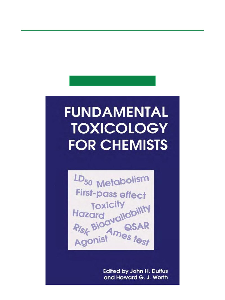 Fundamental Toxicology For Chemists - 1st Edition Verified Download | PDF | Radiation | Risk
