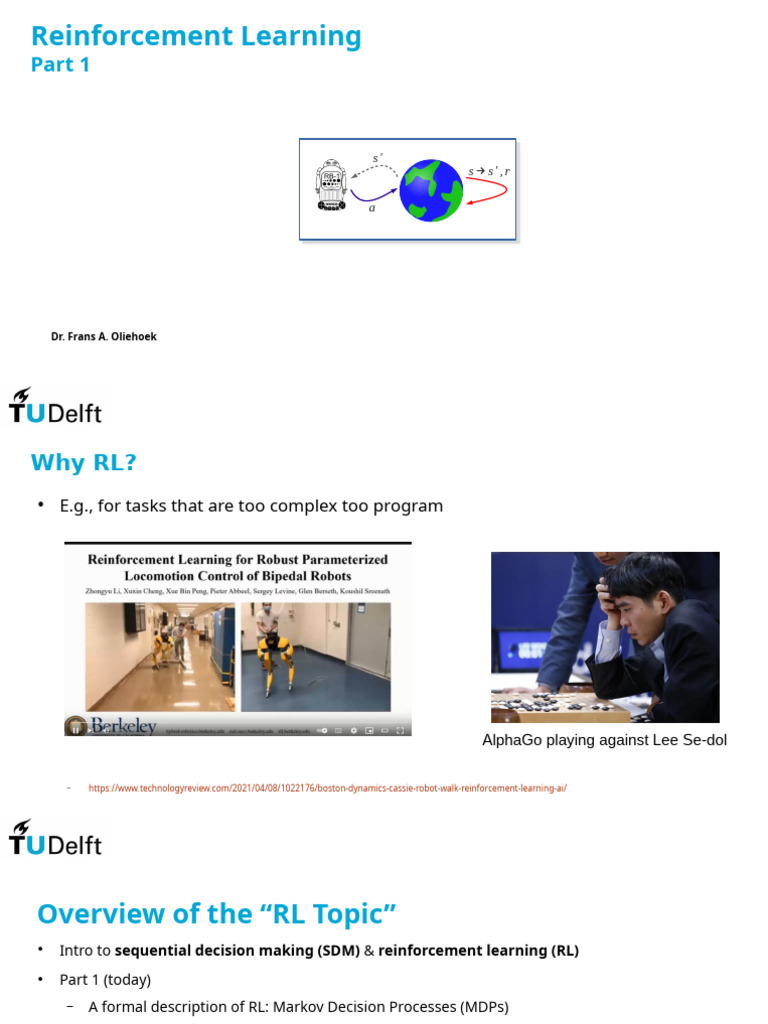 Introduction to Reinforcement Learning | PDF | Reinforcement | Learning