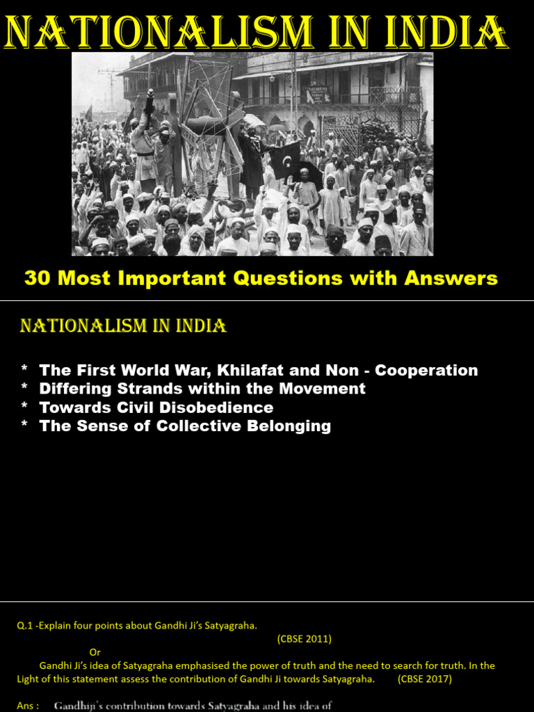 Nationalism in India | PDF