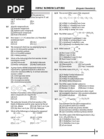 Class 10 IUPAC Nomenclature Worksheet | PDF