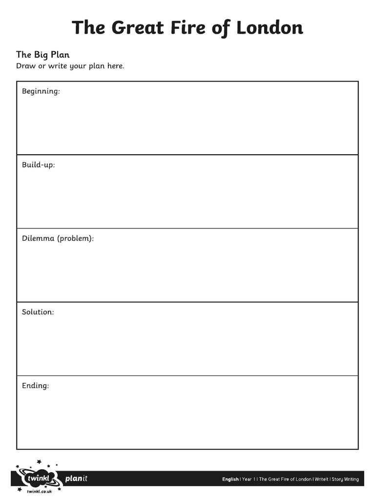 Activity Sheet The Great Fire of London | PDF