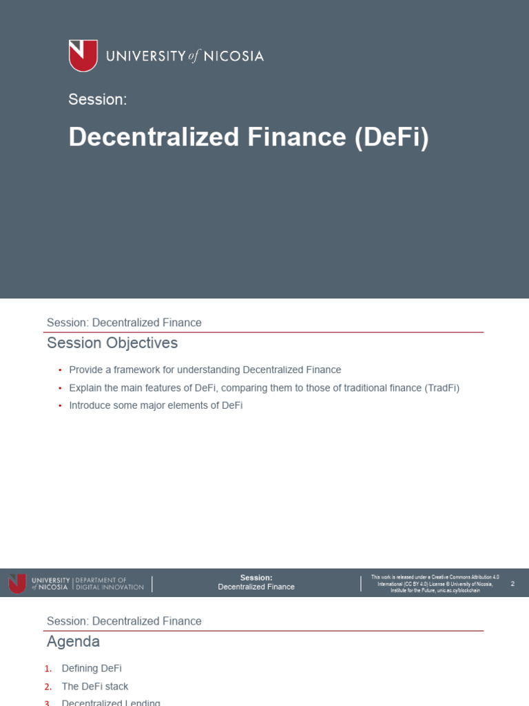 Understanding Decentralized Finance (DeFi) | PDF | Market (Economics ...