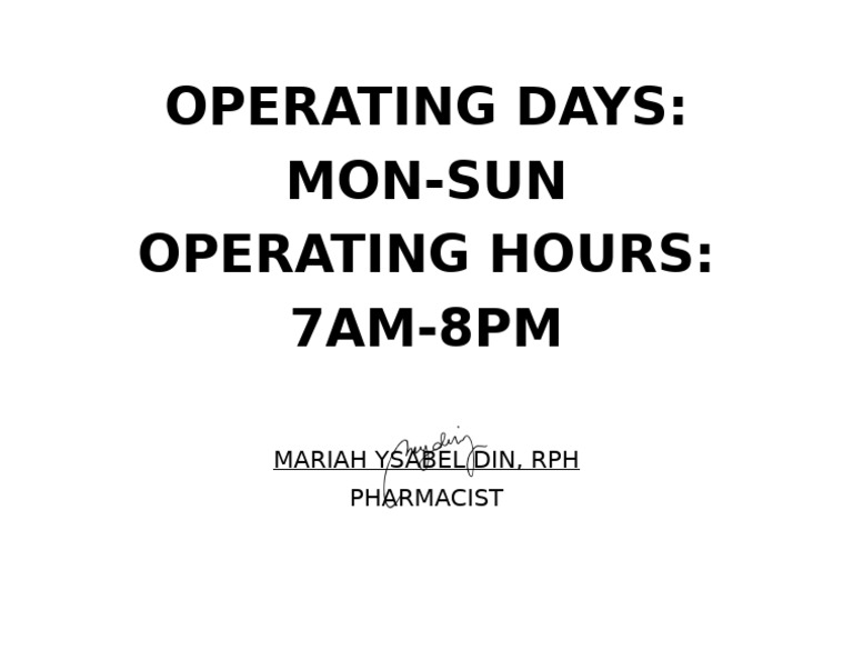 Operating Days | PDF