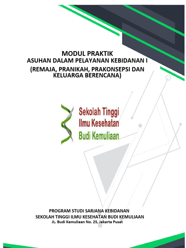 new Modul Praktik Remaja Pranikah Prakonsepsi KB | PDF
