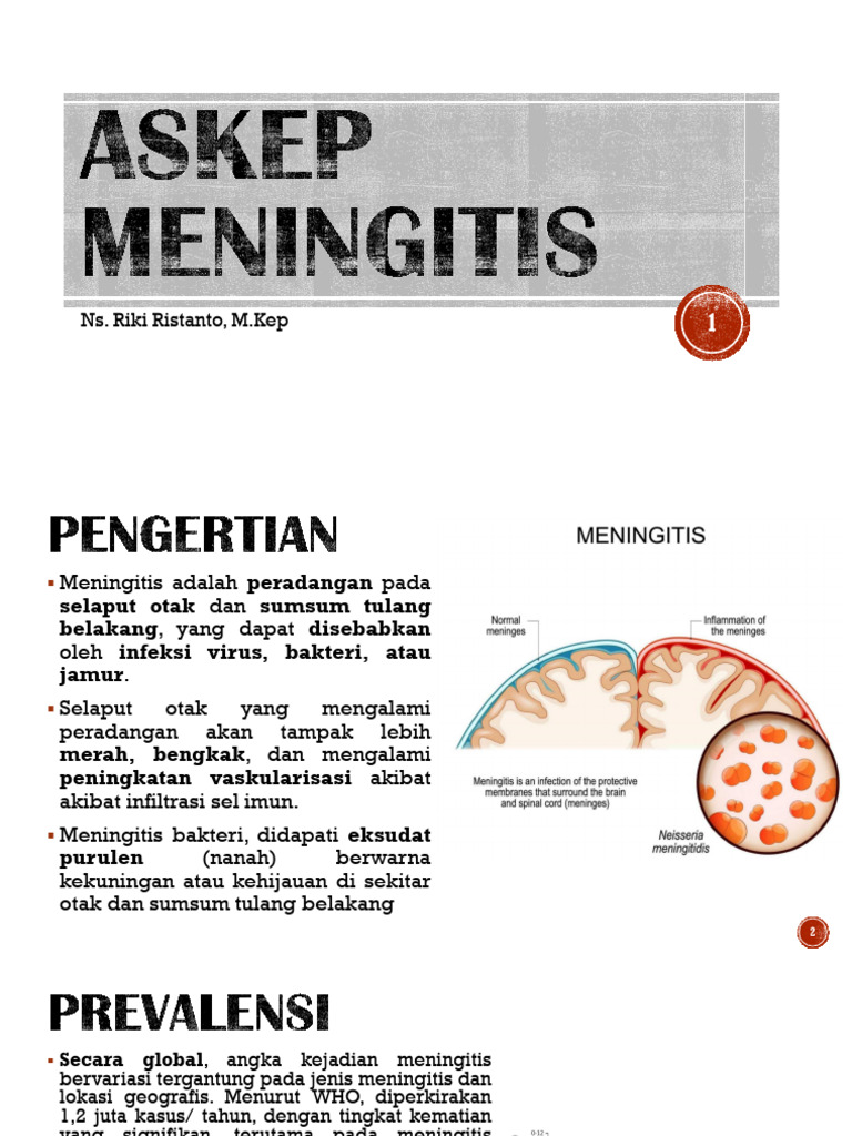 Panduan Lengkap Meningitis: Gejala & Pengobatan | PDF