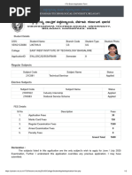 VTU Exam Application Form | PDF | Software Engineering | Computer Programming