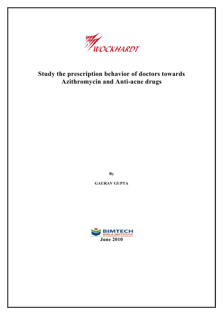 Wockhardt | PDF | Pharmaceutical Drug | Pharmaceutical Industry