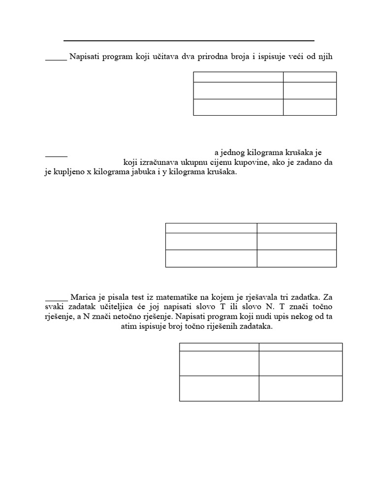 4.0 Programski Jezik Python - Ponavljanje | PDF
