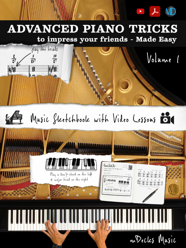 Advanced Piano Tricks Volume 1 Guide | PDF | Chord (Music) | Elements ...