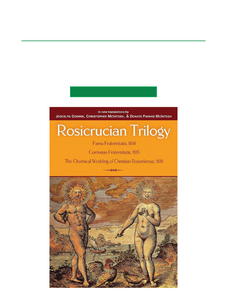 Rosicrucian Trilogy Modern Translations of The Three Founding Documents Enhanced Ebook Download ...