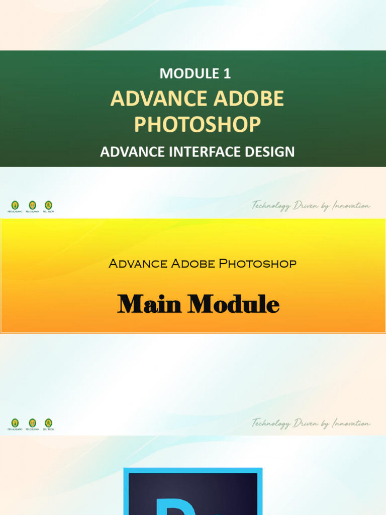 Module 1 Advance Adobe Photoshop (MAIN | PDF | Adobe Photoshop | Adobe ...
