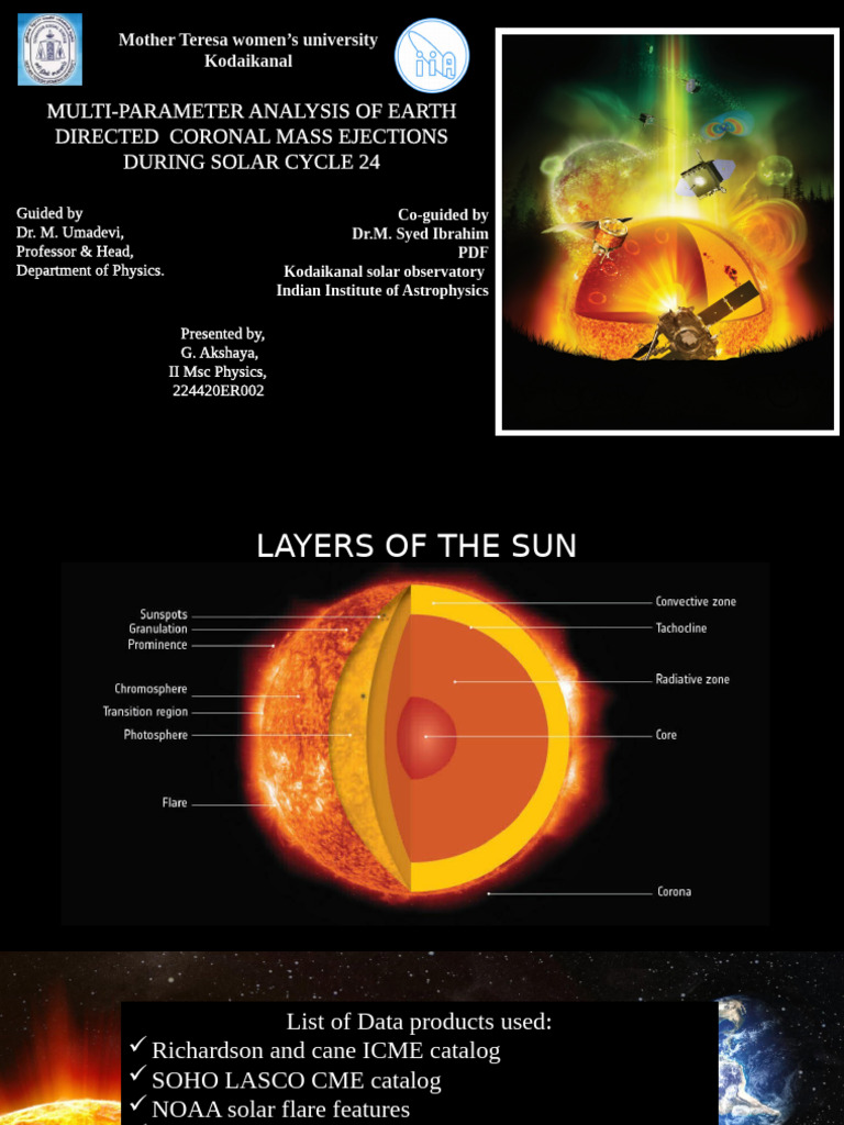 Analysis of Coronal Mass Ejections in Solar Cycle 24 | PDF | Solar ...