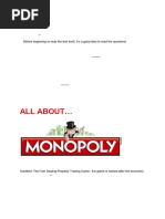 Monopoly Quick Start Rules | PDF | Games & Activities | Law