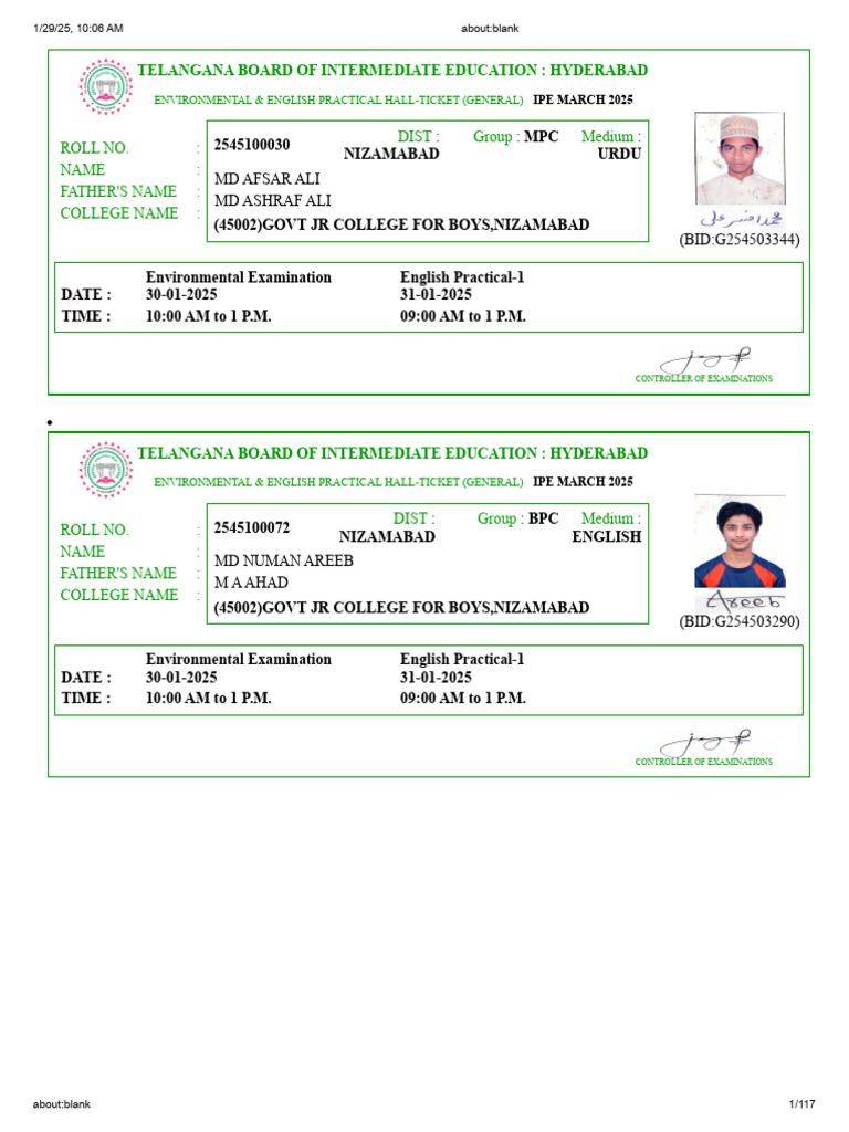 1st Year General ENV & Eng 20205 | PDF