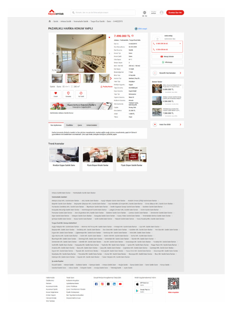 Screencapture Hepsiemlak Ankara Yenimahalle Turgut Ozal Satilik Daire 0 44222973 2025 04-11-10 ...