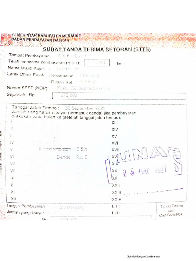 SPPT PBB TBG Merauke | PDF