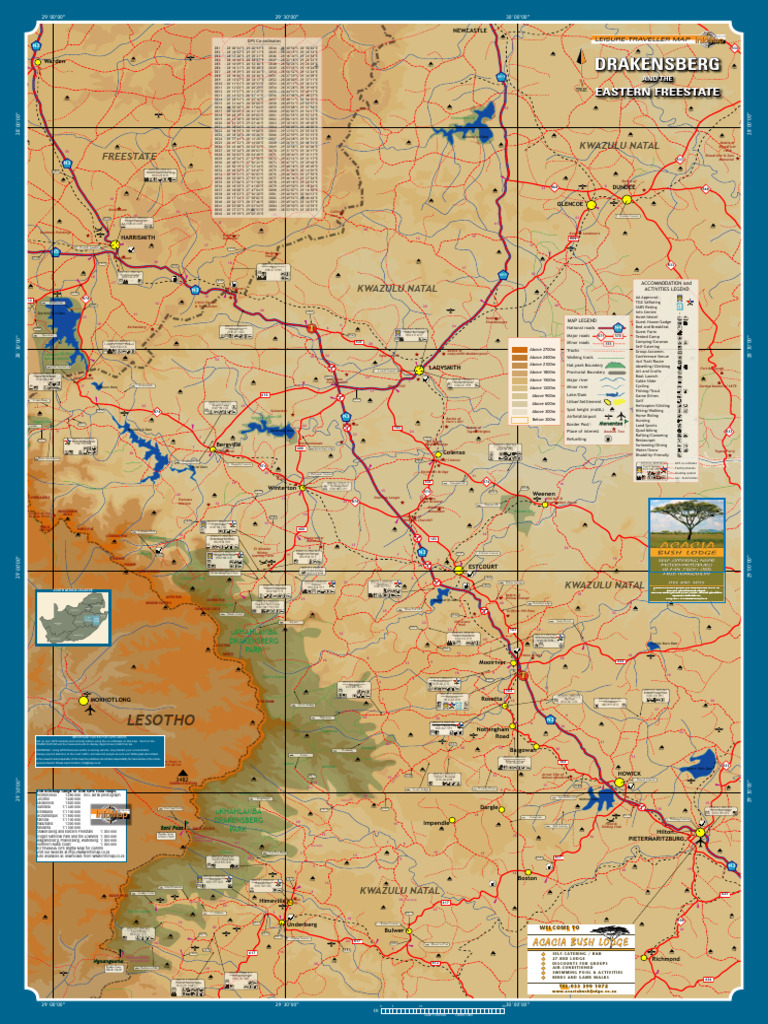 Drakensberg Mountains GPS Map | PDF