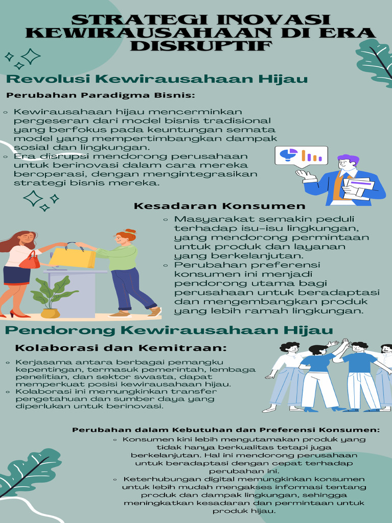 Hijau Ilustrasi Menjaga Lingkungan Sekolah Infografis Pendidikan PDF | PDF