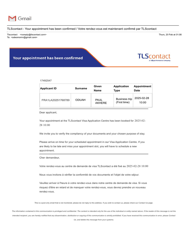 Akhere Appointment | PDF