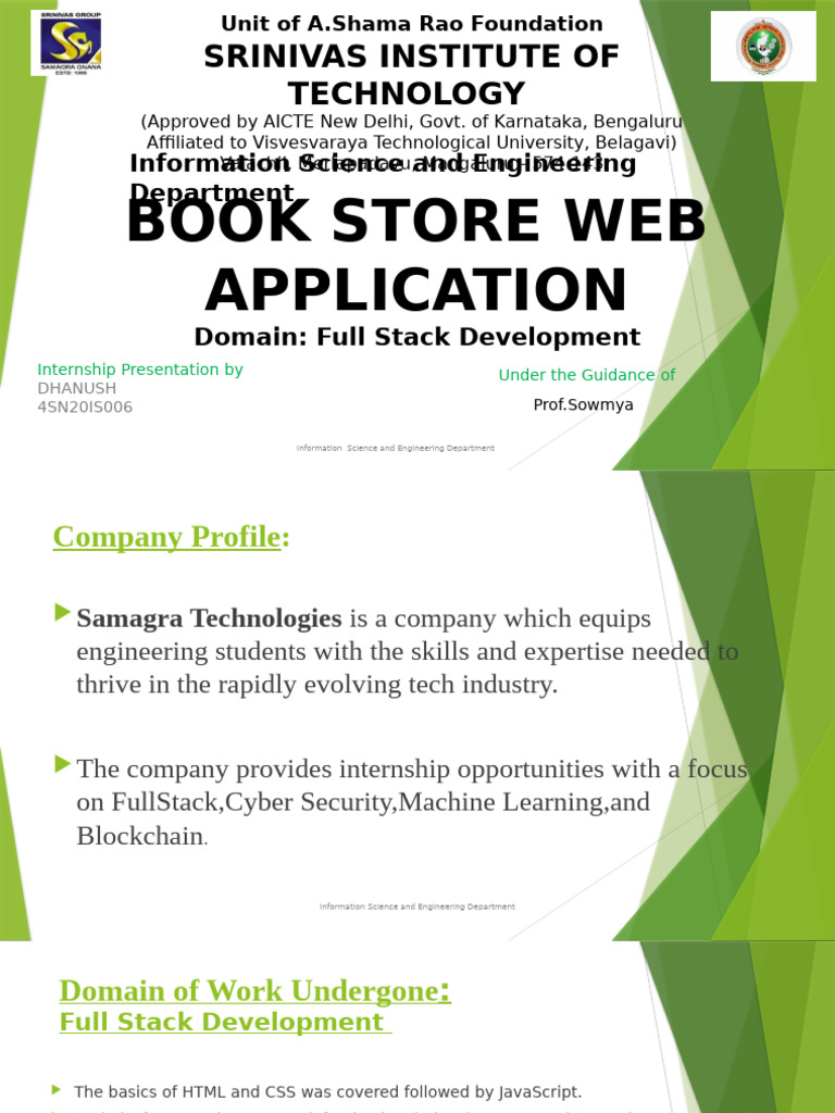 Dhanush Internship | PDF | Web Development | Computing