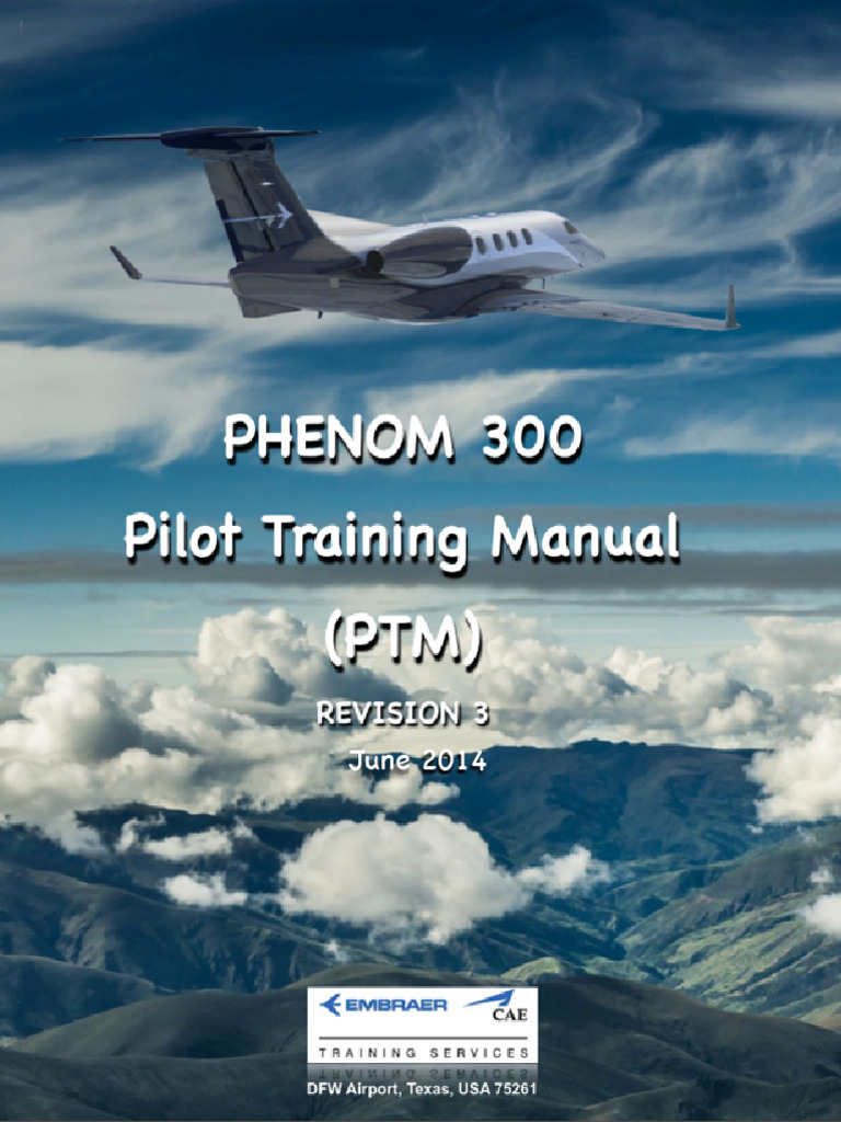 Phenom 300 Training Manual Overview | PDF | Radio | Cockpit