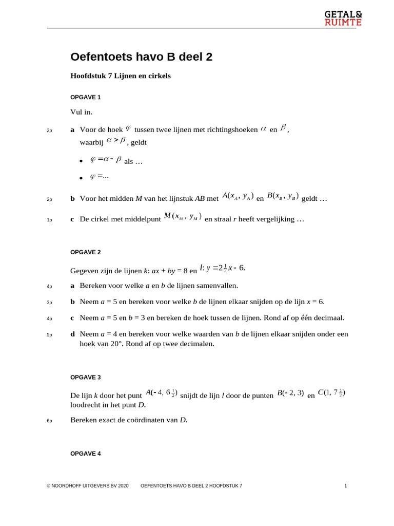 GR12 HB2 H07 Oefentoets | PDF