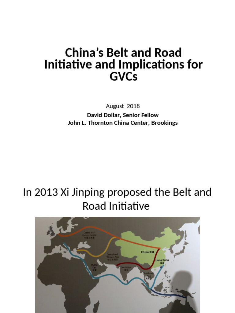 China's Belt and Road Initiative and Implications For Gvcs | PDF | Economies